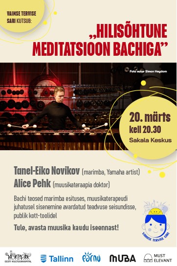 Билеты на Hilisõhtune meditatsioon Bachiga Viljandi, Tallinna 5 четверг ...